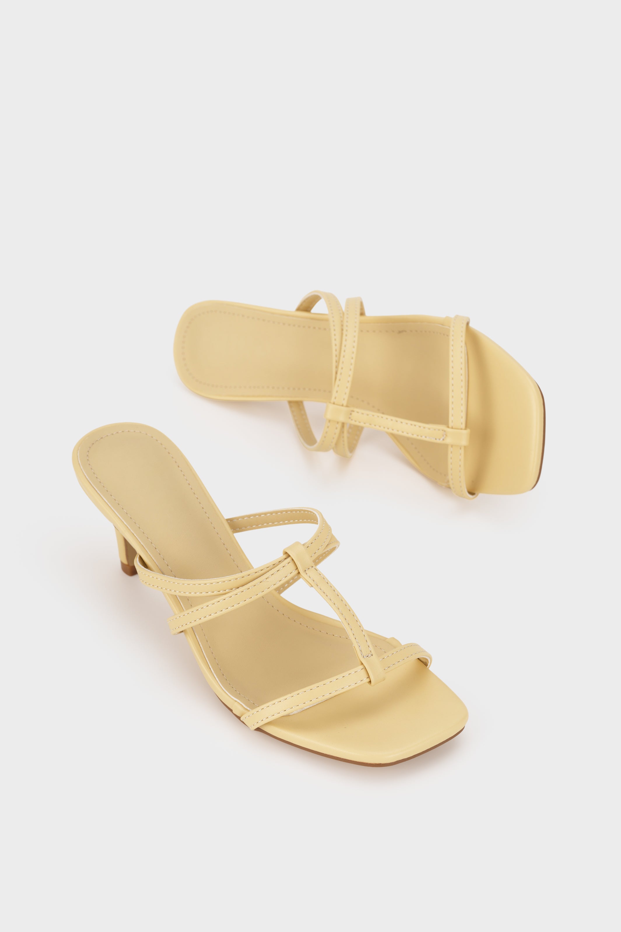 T BAR STRAP MID HEEL SLIDE – Nose